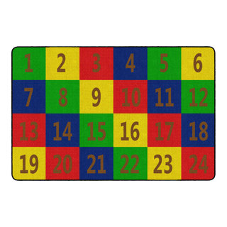 Flagship Carpets FE381-32A 6'x8'4" Number Seating, Seats 24 Educational ...