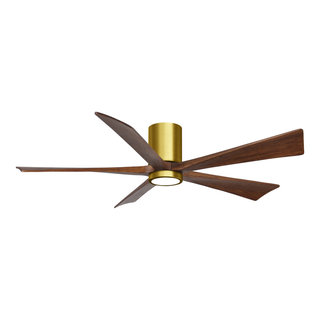 Irene 60" Ceiling Fan in Brushed Brass - Transitional - Ceiling Fans ...