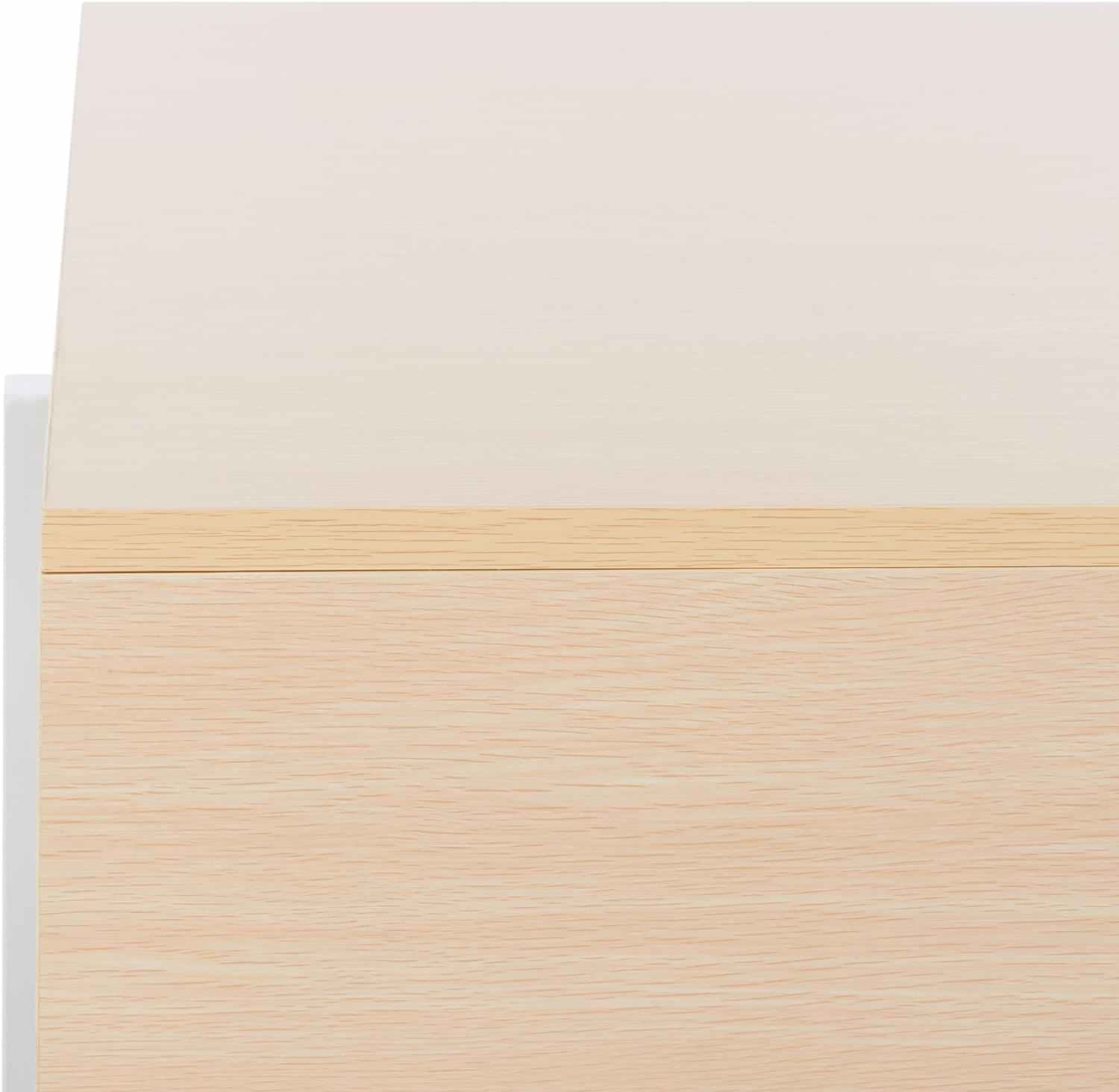 Modern Coffee Table, Metal Legs With Thick Rectangular Wood Top ...