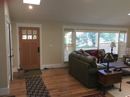Front Entry to Open Living Space: How to Set Off Entry?