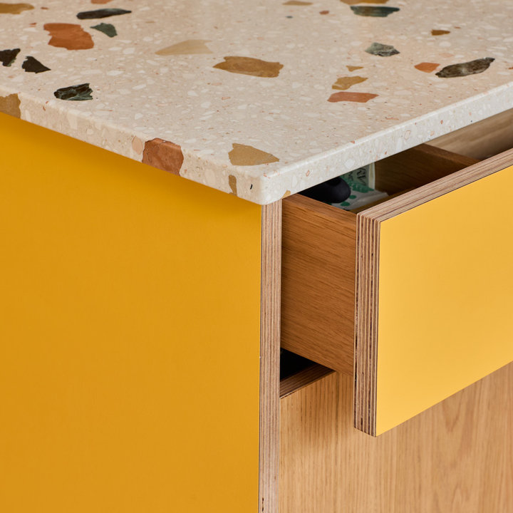 75 Beautiful Kitchen with Terrazzo Benchtops Ideas & Designs - February ...