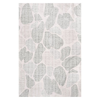 nuLOOM Gretta Abstract Stones Machine Washable Area Rug, 8'x10 ...