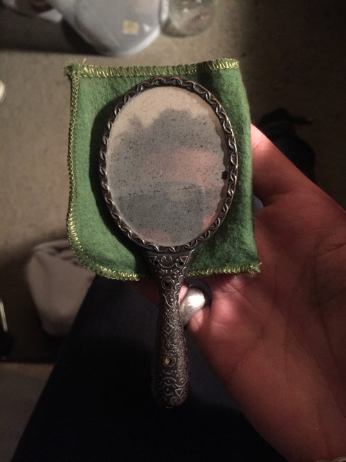Antique Continental Army Hand Mirror?