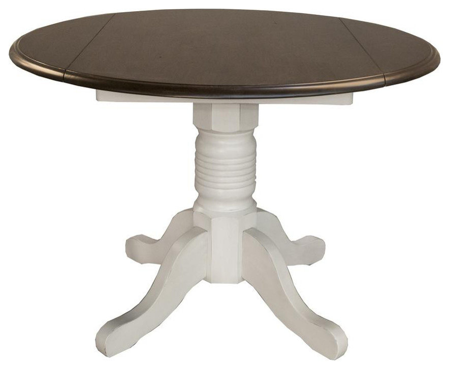 Chalk-Cocoa Bean Drop Leaf Table, Belen Kox - French Country - Dining ...