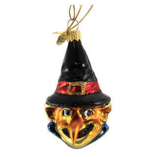 Morawski Hook Nosed Witch Glass Ornament Halloween Troll Wicked 14892 ...