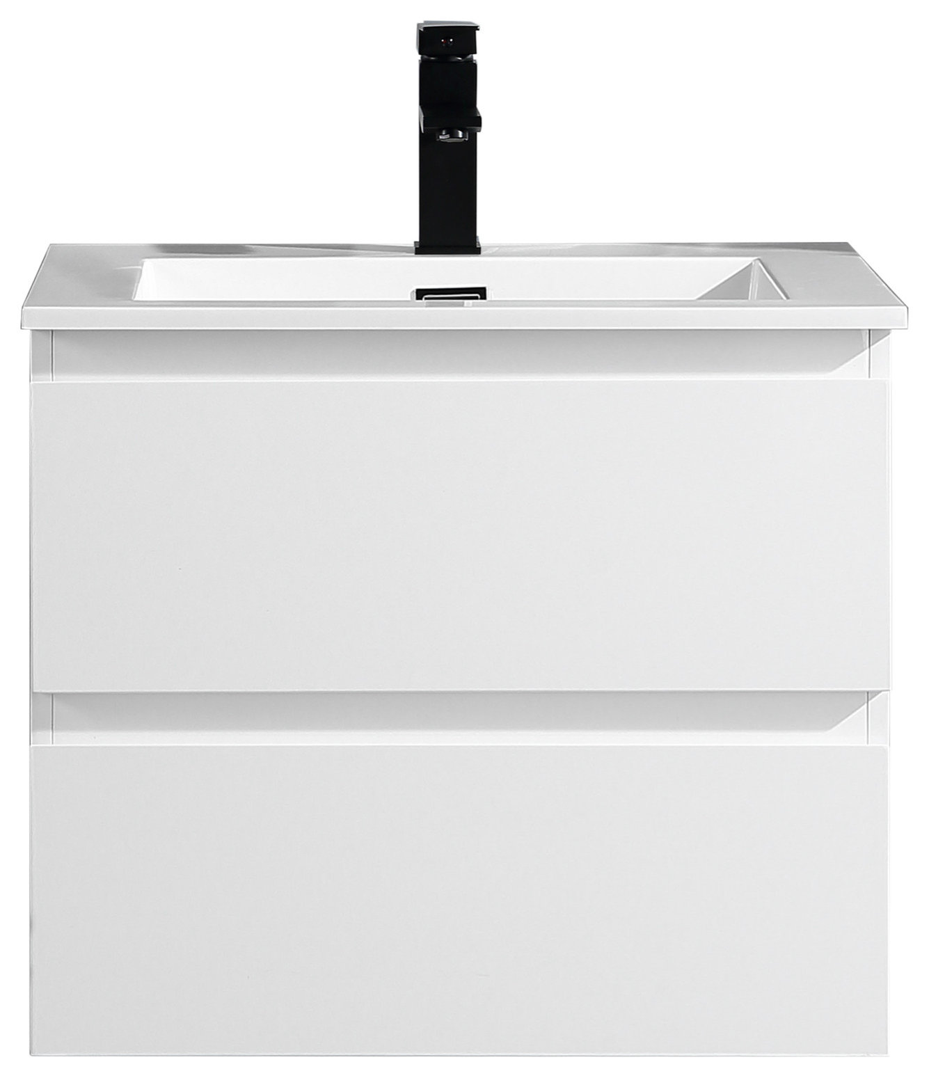 The Frost Single Bathroom Floating Vanity, 24" - Contemporary ...
