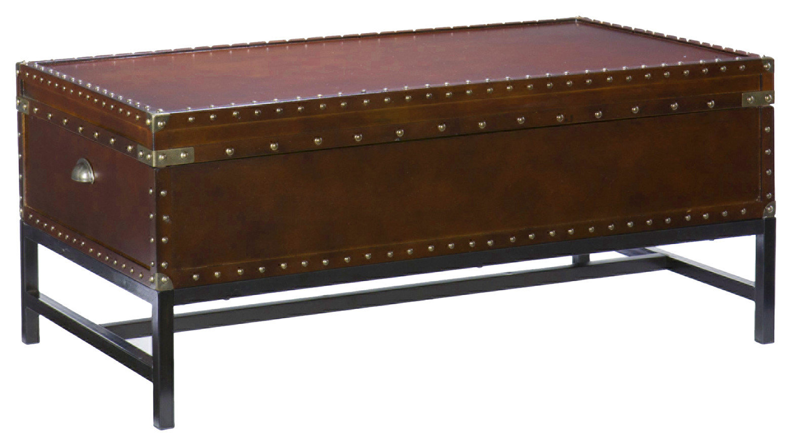 Globetrotter Storage Cocktail Table - Traditional - Coffee Tables - by ...