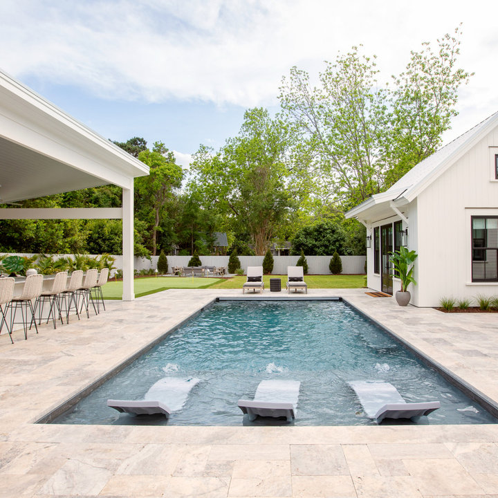 75 Beautiful Beach Style Pool Ideas & Designs - July 2024 | Houzz AU