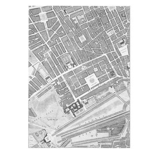 Roque Sectional map of London 1748 Print, 10 x 14 - Contemporary ...