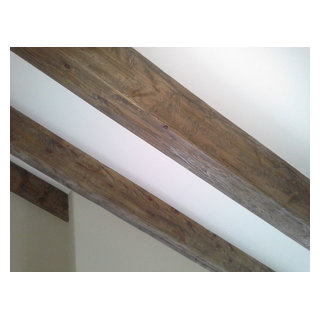 Weathered Wood Ceiling Beams - Traditional - Minneapolis - by Distress ...
