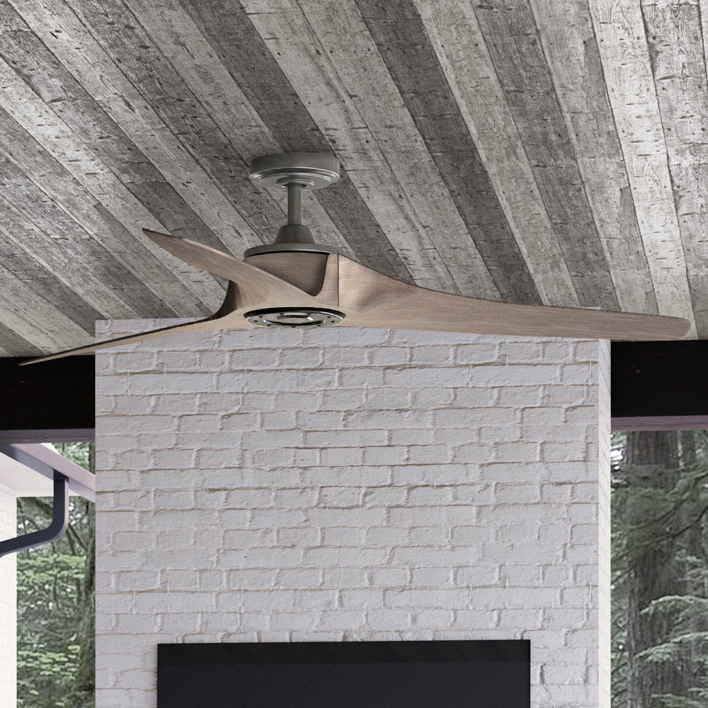 Luxury Modern Ceiling Fan, Midnight Black - Transitional - Ceiling Fans ...