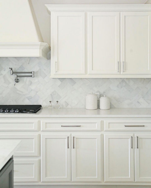 Shadow Storm marble vs. white quartz