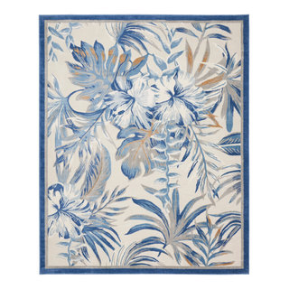 Nourison Seaside Tropical Indoor Rug, 7'10"X9'10" - Tropical - Area ...