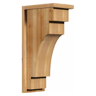 Mediterranean Corbel w/Backplate, 12"Dx24"H - Transitional - Corbels ...