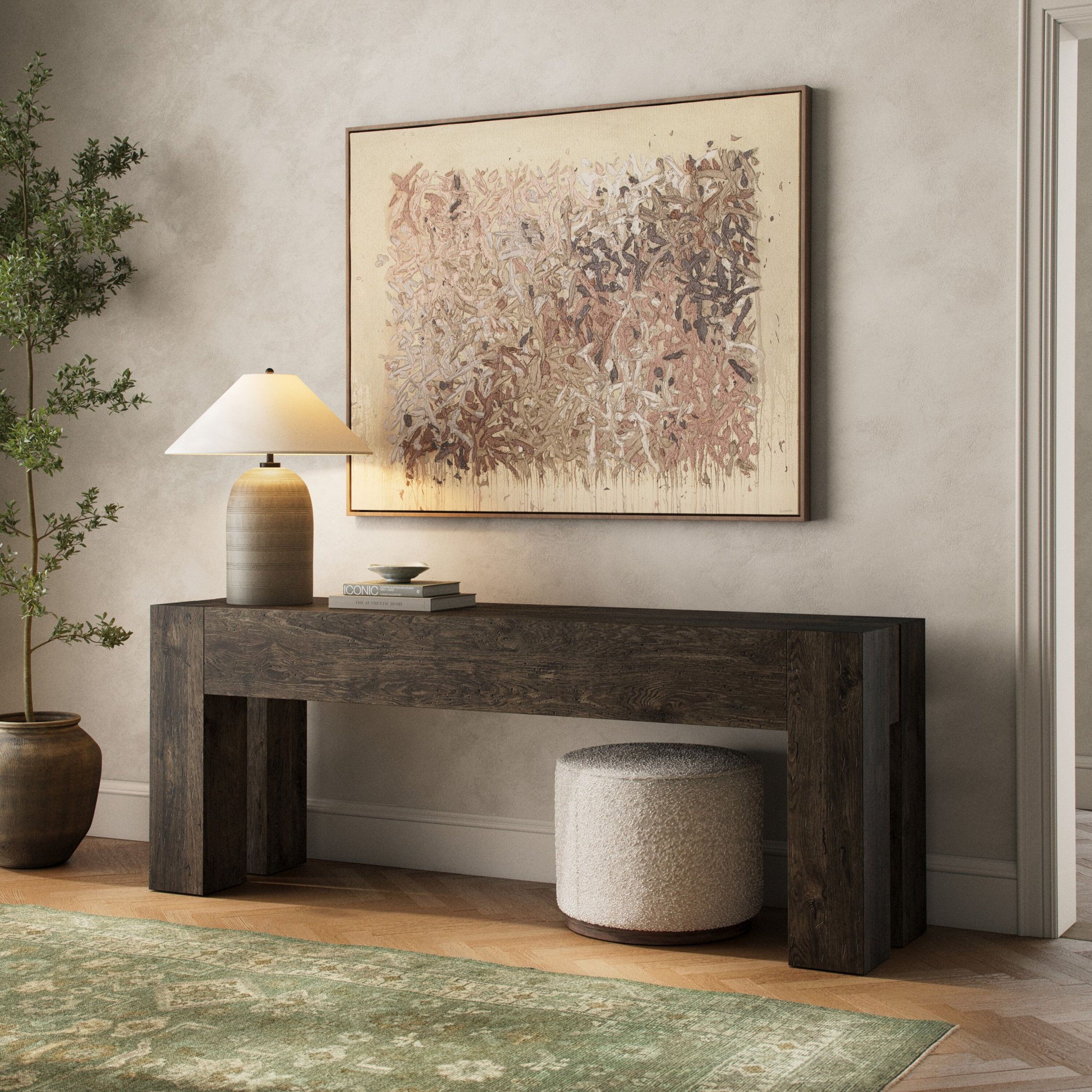 Abaso Console Table - Rustic - Console Tables - by Four Hands | Houzz
