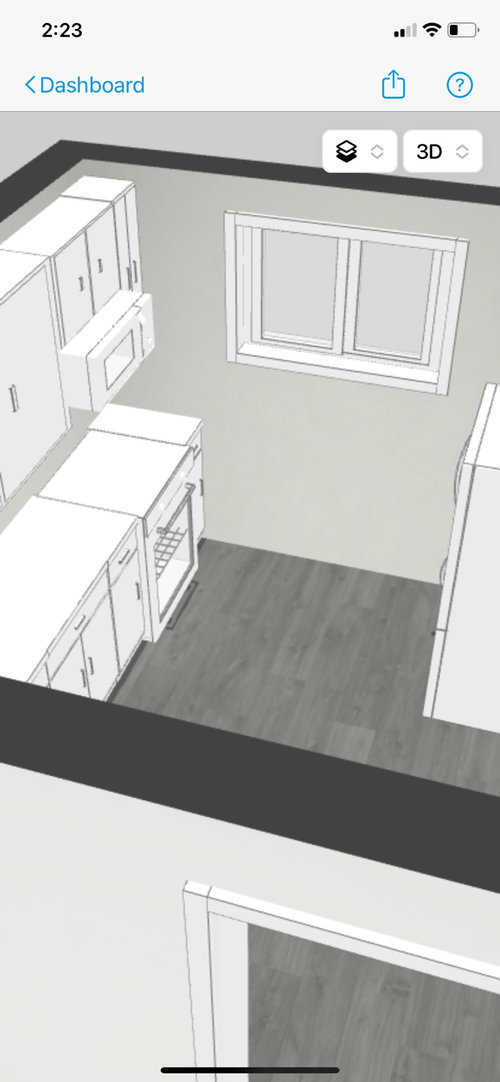 Kitchen layout help