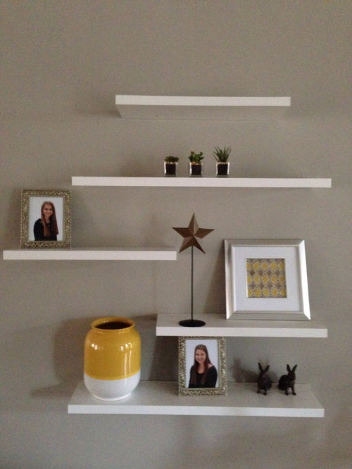Filling Floating Shelves