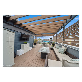 Reta Penthouse Duplex - Contemporary - Deck - Chicago - by Clare Sells ...