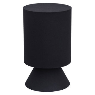 Oloria Matte Black Stool, Small - Transitional - Accent And Garden ...