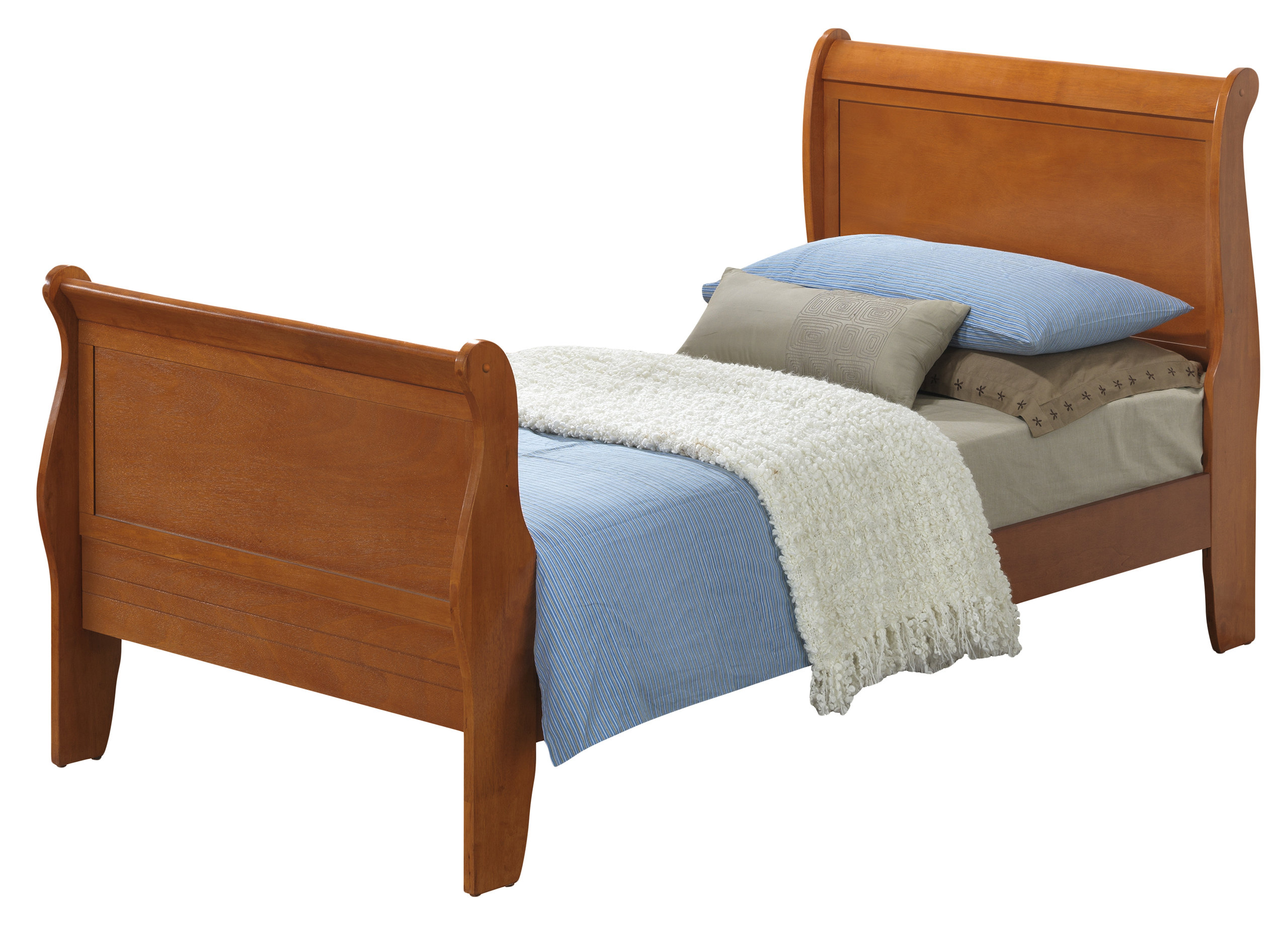Selva Bed, Twin - Transitional - Sleigh Beds - by Glory Furniture | Houzz