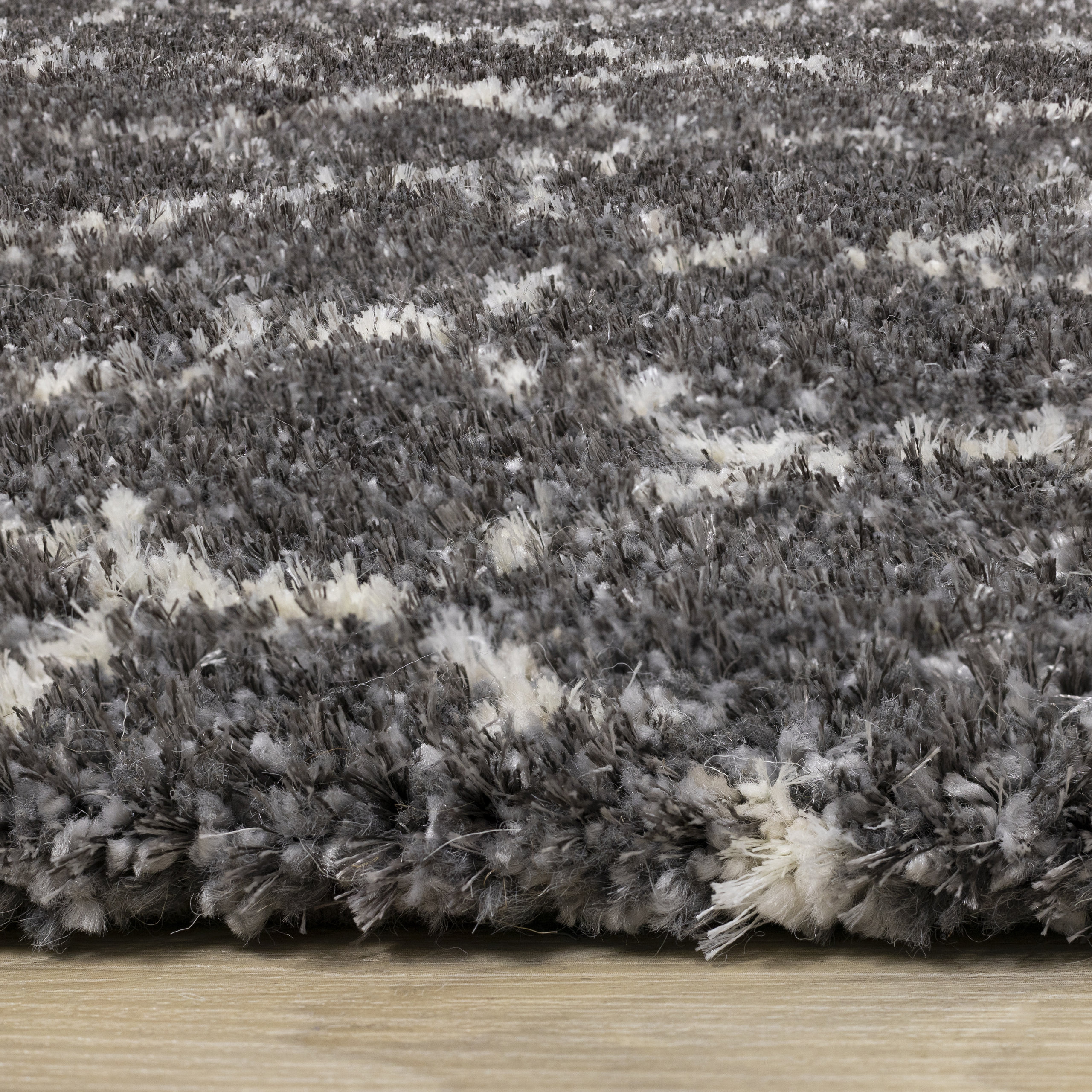 Lush Collection Grey Cream Lattice Rug, 7'10"x11'2" - Contemporary ...
