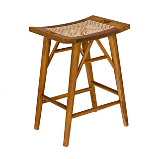 Murphy Counter Stool, Teak - Bar Stools And Counter Stools - by Noir ...