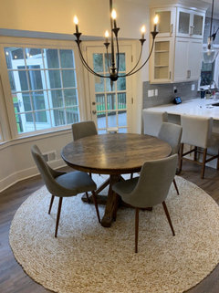 What color stain for a round kitchen table in my kitchen? | Houzz Forum