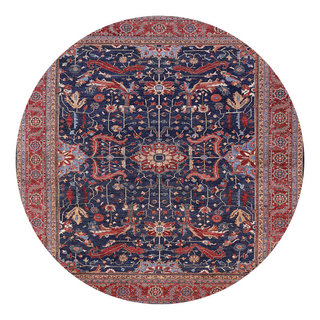 Ahgly Company Indoor Rectangle Mid-Century Modern Area Rugs, 5' x 7', 8 ...