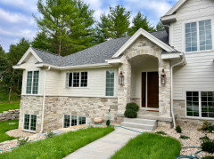 LP Smartside - Snowscape White or Desert Stone Examples