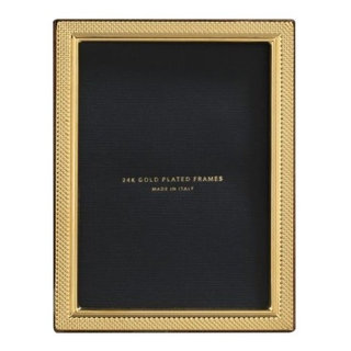 Cunill 24K Gold Plated Droplets Picture Frame, 4"x6" - Transitional ...