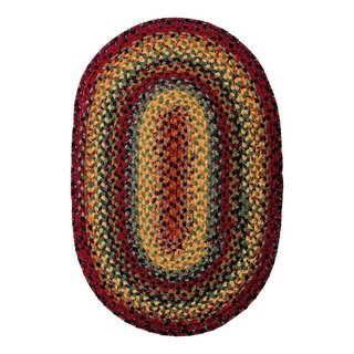 Homespice Decor Neverland Cotton Braided Rug (Oval), 5' x 8 ...