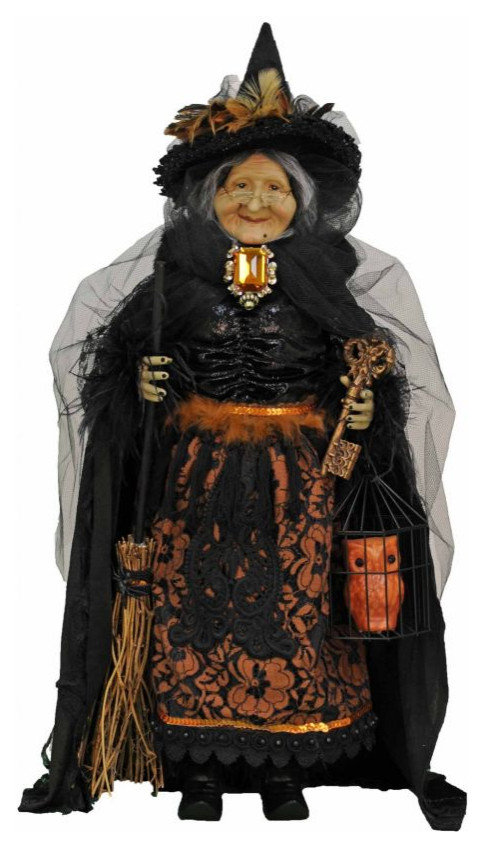 Karen Didion Originals Hilda Witch Figurine, 26" - Contemporary ...