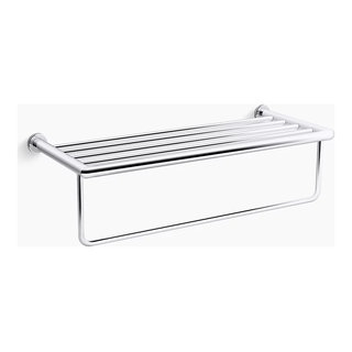 Kohler 24552-CP Kumin 24" Metal Towel Rack - Contemporary - Towel Racks ...