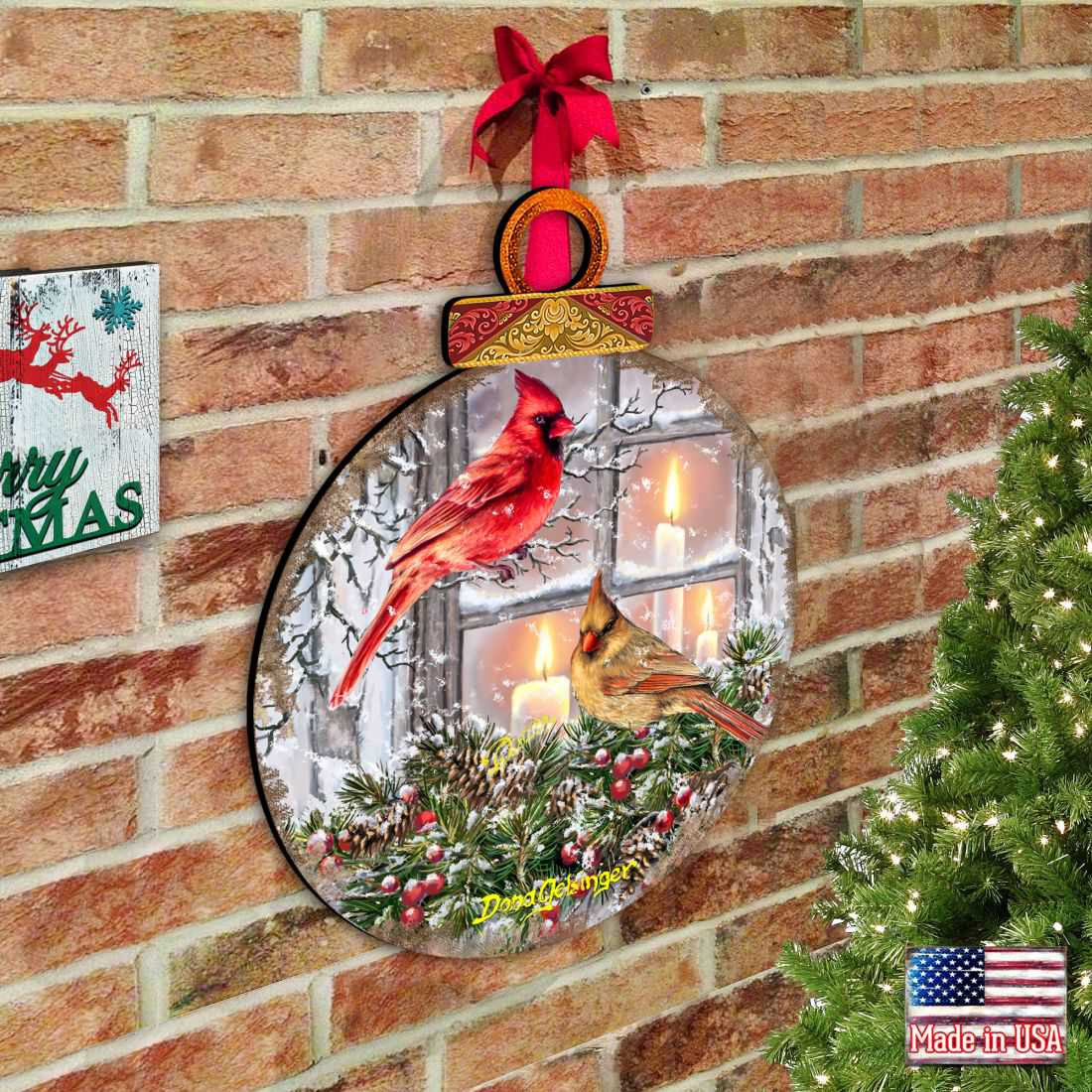 House Birds Holiday Door Decor by D. Gelsinger Christmas Decor ...