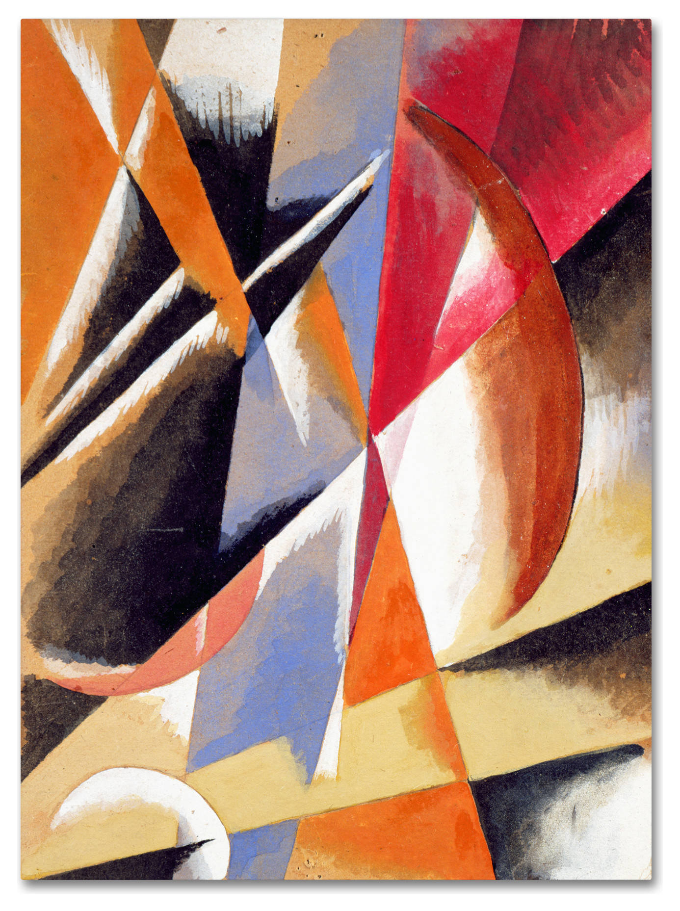 Lyubov Popova 'Composition' Canvas Art, 47"x 35" - Contemporary ...