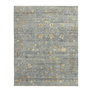 Jell Brien Light Gray Hand-Knotted Wool Area, 8'x10' - Contemporary ...