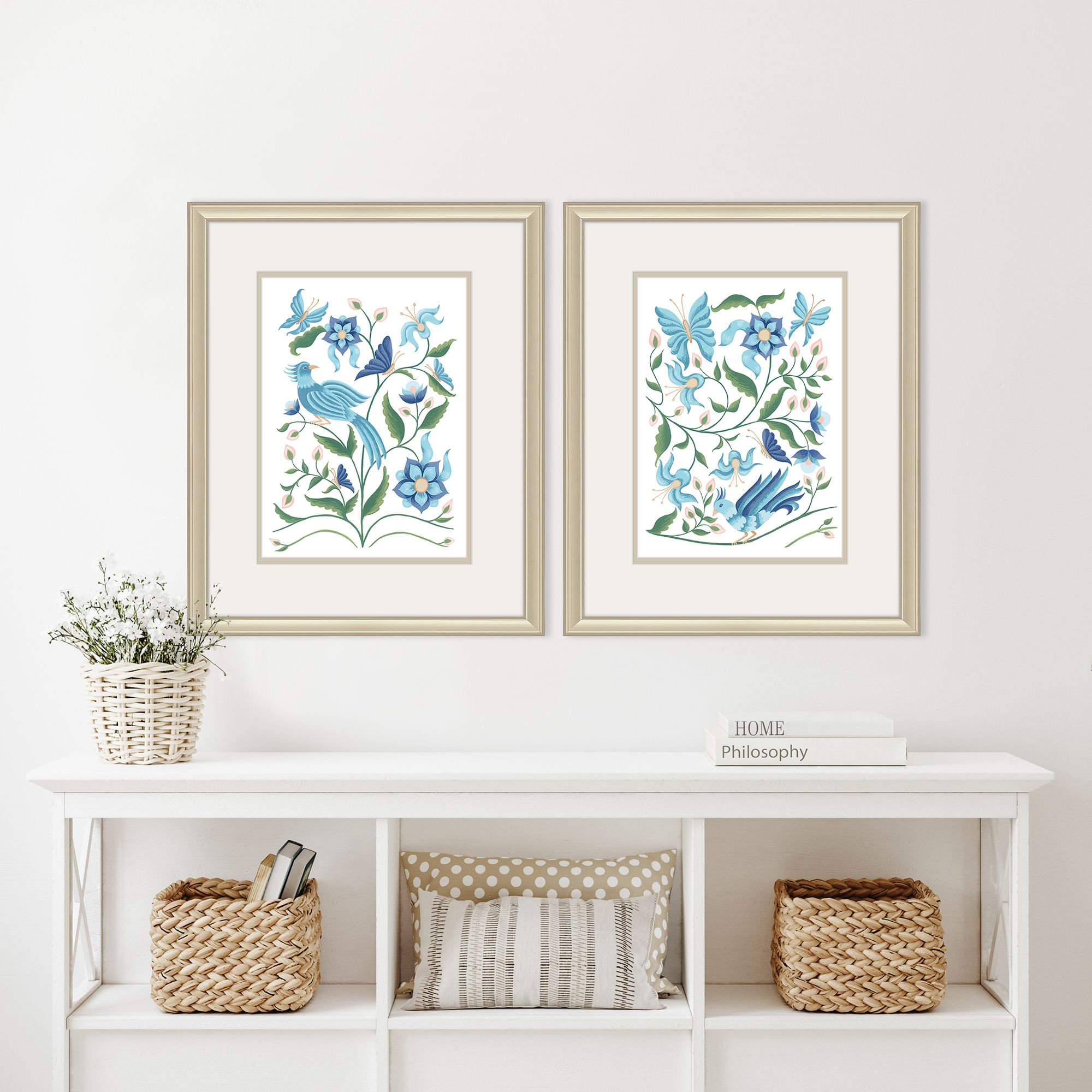 Garden, Bloom S/2 - Contemporary - Prints And Posters - by Paragon ...