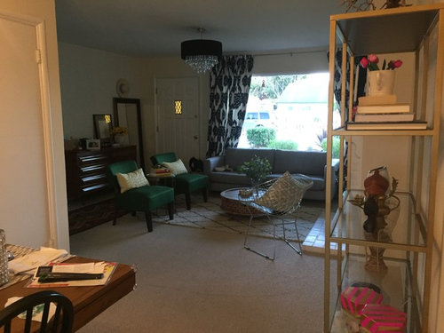 Help me with my accent wall. How about accenting two adjacent walls ...