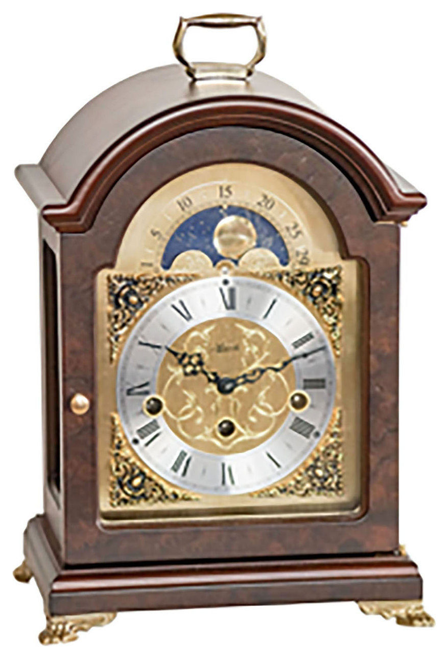 Aimee Key Wound Mantel Clock - Traditional - Desk And Mantel Clocks ...