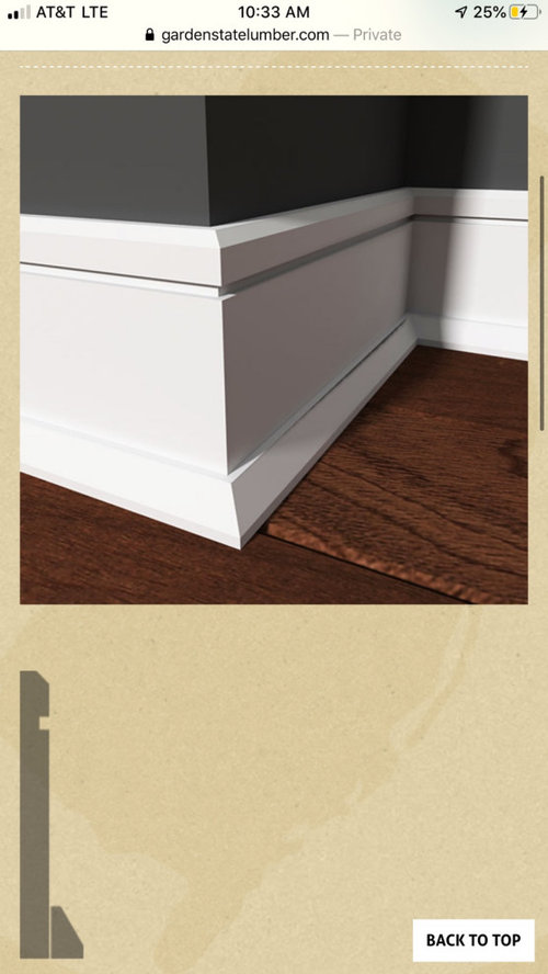 Please recommend a TRANSITIONAL trim and molding line