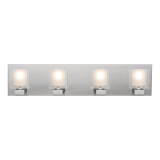 Besa Lighting 4WF-BOLOFR-SN Bolo - 4 Light Bath Vanity - Transitional ...