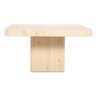 Square Oak Dining Table, Eleonora Harmonie - Transitional - Dining ...