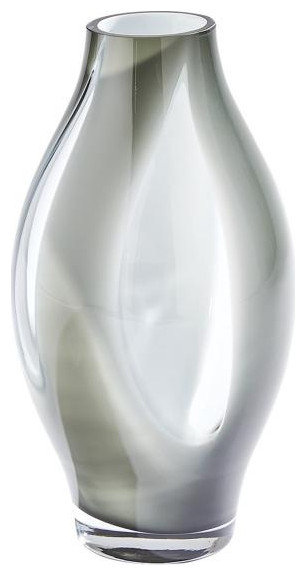 Fly Through Small Gray Vase - Contemporary - Vases - by Lighting ...