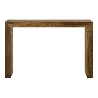 Rectangular Wooden Sofa Table, Auburn - Transitional - Console Tables - by Simple Relax | Houzz
