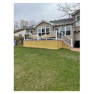 TimberTech Deck - Harvest Collection - Brownstone Deck - Traditional ...