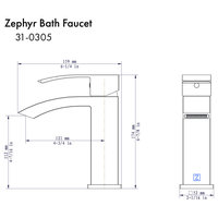 ZLINE Zephyr Bath Faucet in Matte Black (ZEP-BF-MB) - Contemporary ...