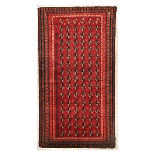 Consigned, Vintage Oriental Hand Made 6' Persian Rug Runner, Red, 5'9 ...
