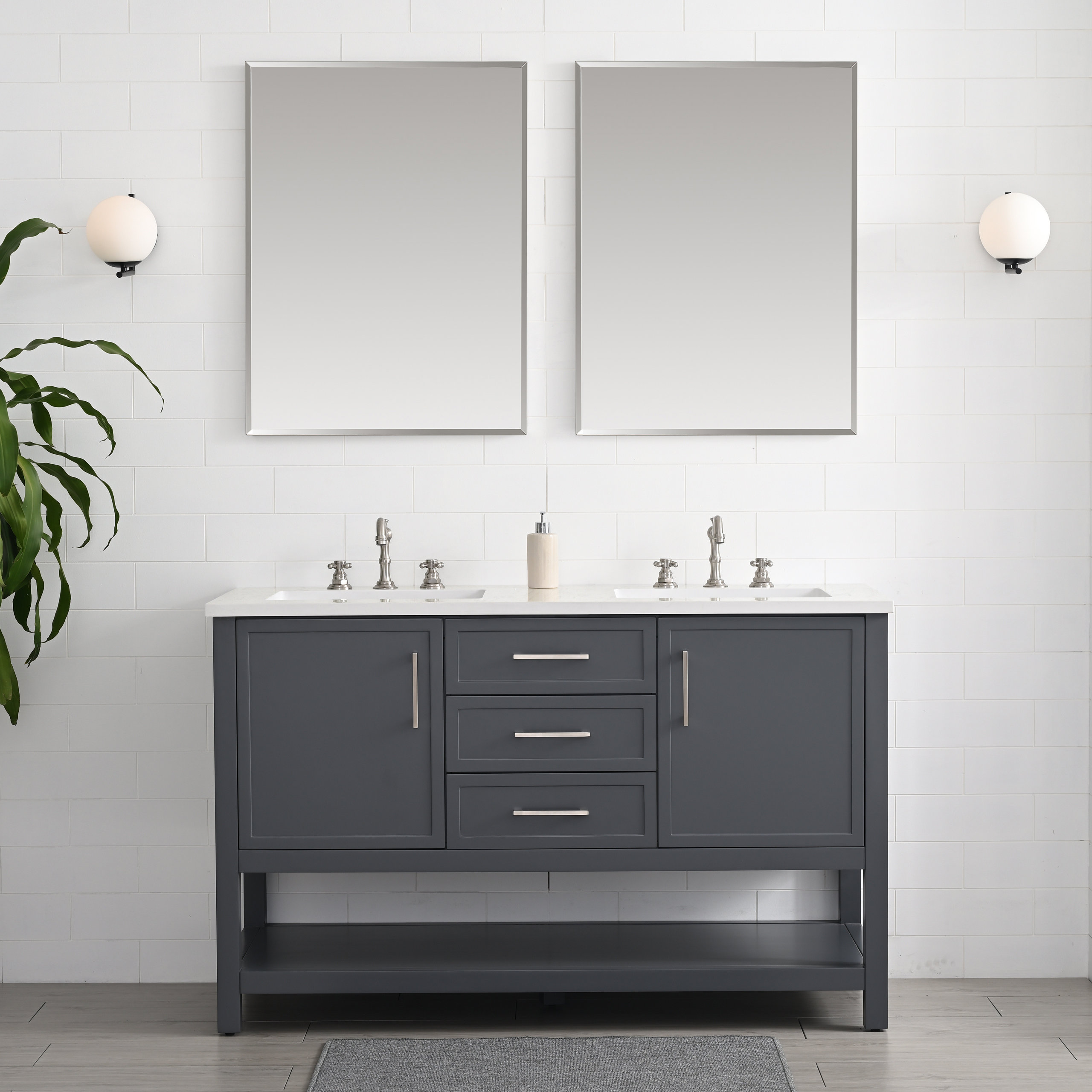 Arlo 54" Bathroom Vanity - Transitional - Bathroom Vanities And Sink ...