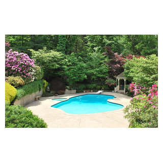 Outdoor living - pool & gazebo - Victorian - Pool - Philadelphia - by ...
