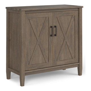 Ela Solid Wood Low Storage Cabinet - Transitional - Storage Cabinets ...